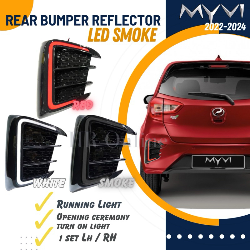 Perodua Myvi G3 Facelift 2022 - 2024 RS Design Dynamic Rear Bumper ...