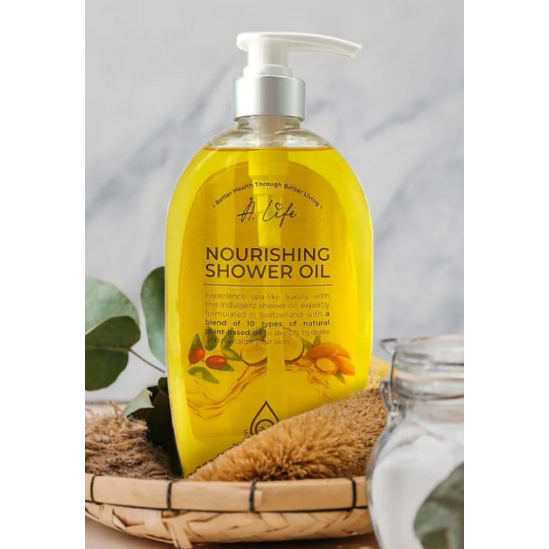 A.Life Nourishing Shower Oil 800ml PREMIUM [DRY SKIN] [MOISTURISING ...