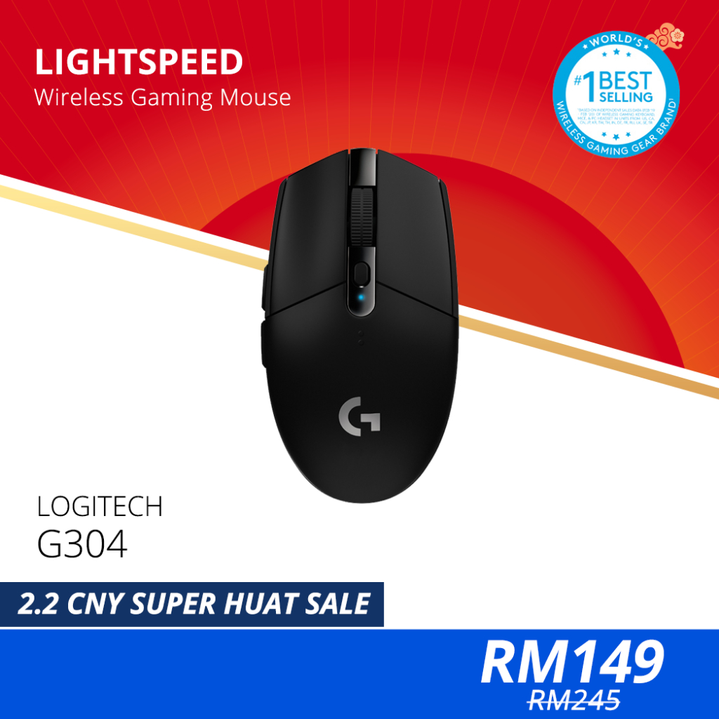 Logitech G304 Lightspeed Wireless Gaming Mouse | Shopee Malaysia