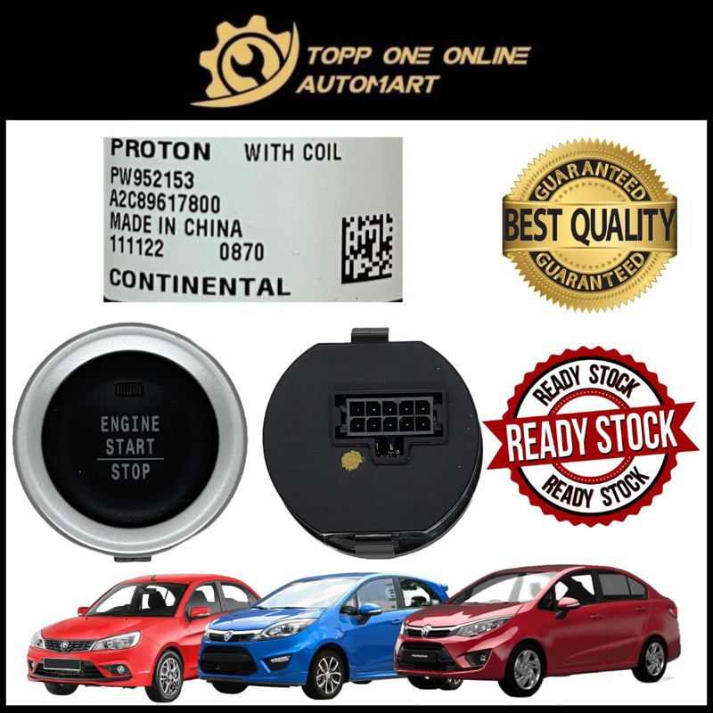 ORIGINAL PROTON IRIZ/SAGA VVT/PERSONA VVT PUSH START BUTTON | Shopee ...