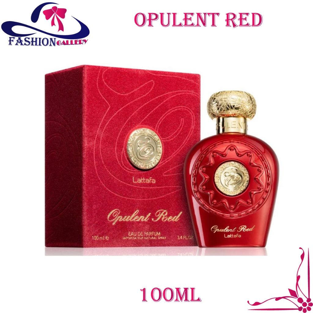 OPULENT RED 100ML EAU DE PERFUME SPRAY FOR MEN ORIGINAL FROM DUBAI ...