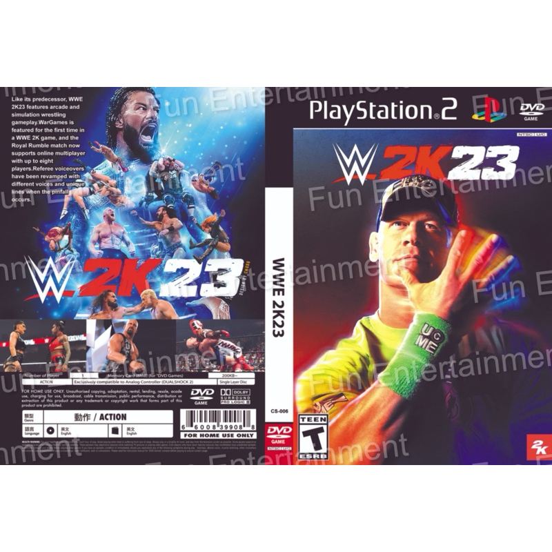 PS2 W2K23 (LATEST) (Smackdown 2023) | Shopee Malaysia