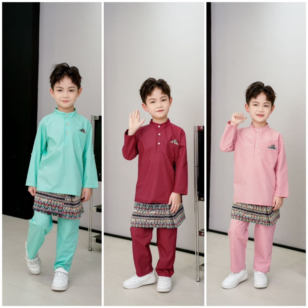 MOODA KIDS PREMIUM BAJU MELAYU RAYA 2024 | Shopee Malaysia