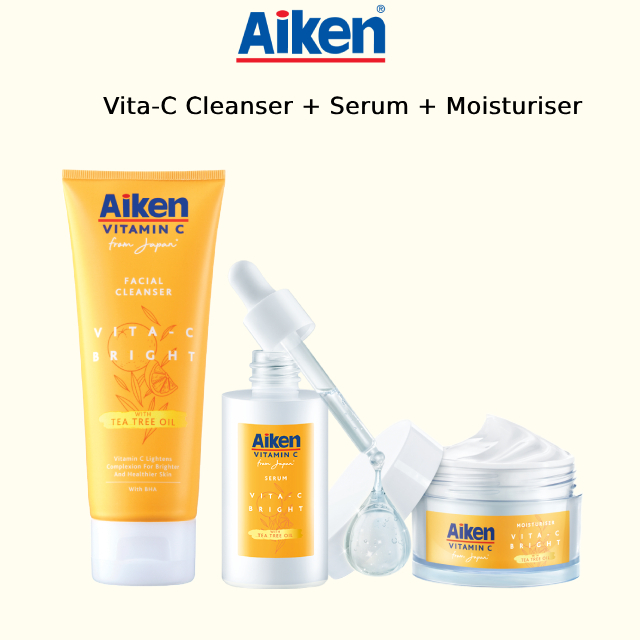 Aiken Vita-C Brightening Perfect Starter Skincare Kit | Cleanses ...