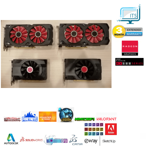 XFX Radeon RX580, 2048SP Black Wolf, 256-Bit 8G-D5 | RX560, 1024SP ...