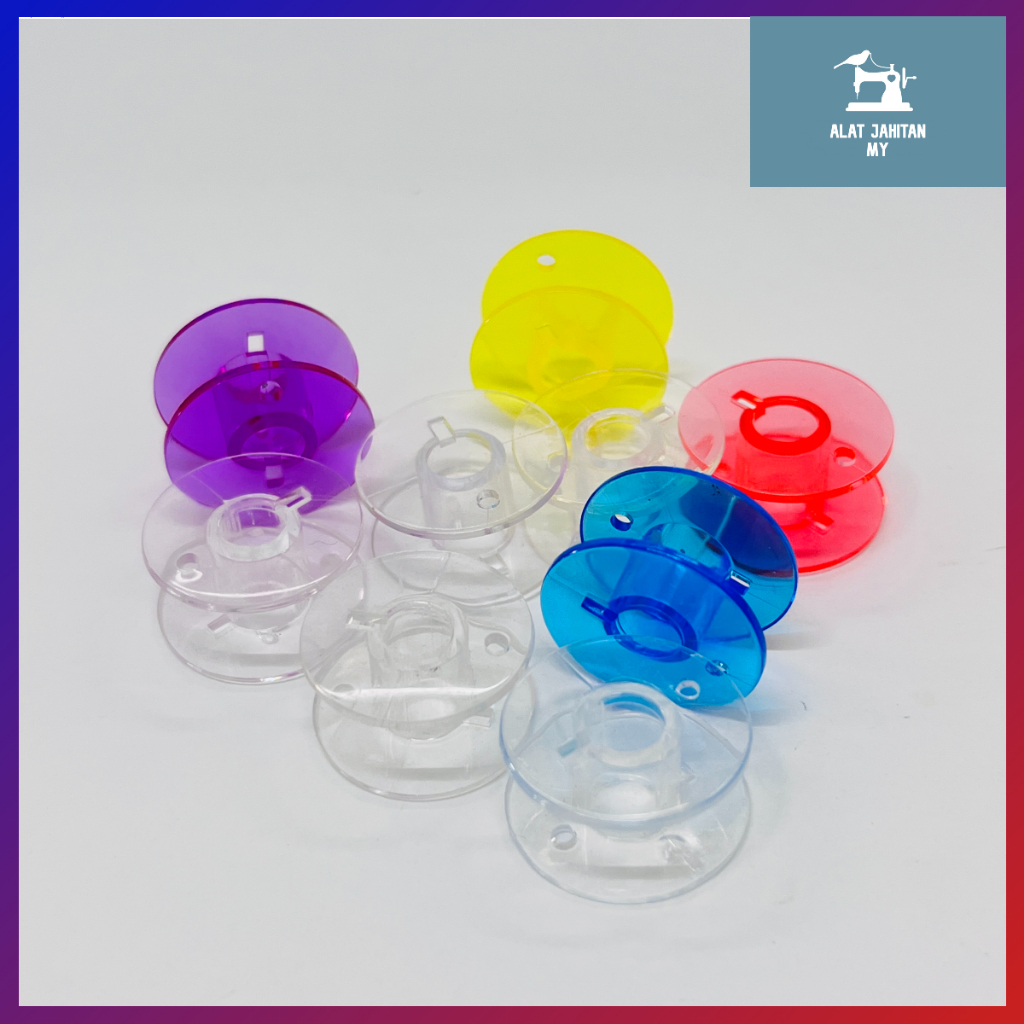 Plastic Bobbin for Portable Sewing Machine / Normal Machine (10pcs/pack ...