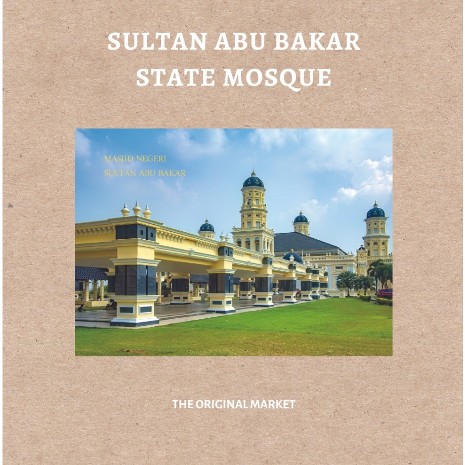 Postcard Malaysia - Sultan Abu Bakar State Mosque | Johor | Shopee Malaysia