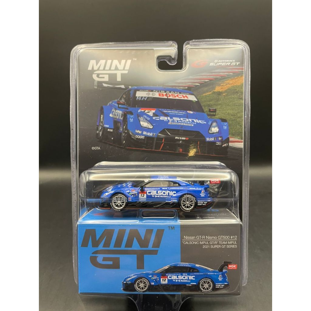 MINI GT #636 NISSAN GT-R NISMO GT500 #12 "CALSONIC IMPUL GT-R" TEAM ...