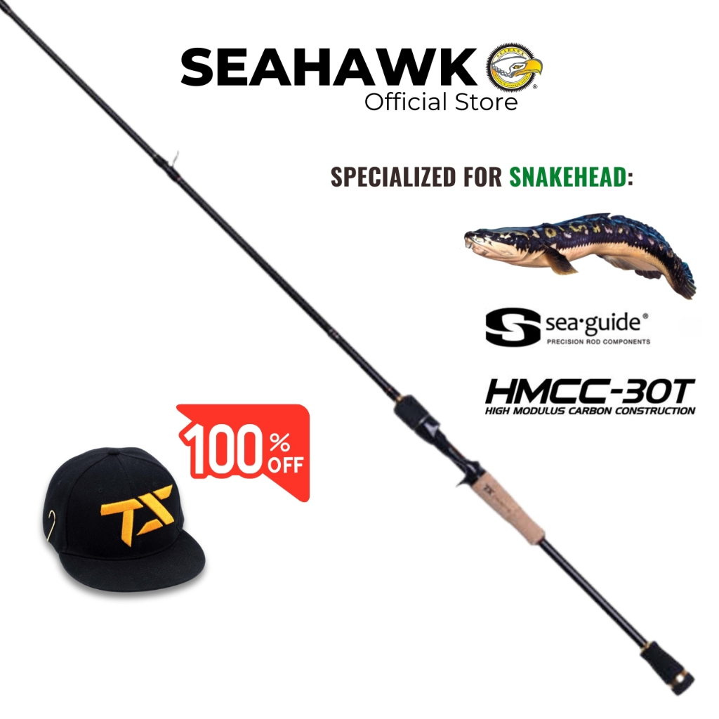 Team Seahawk Royal Channa FREE Cap | Sea Guide + 30 T Carbon ...