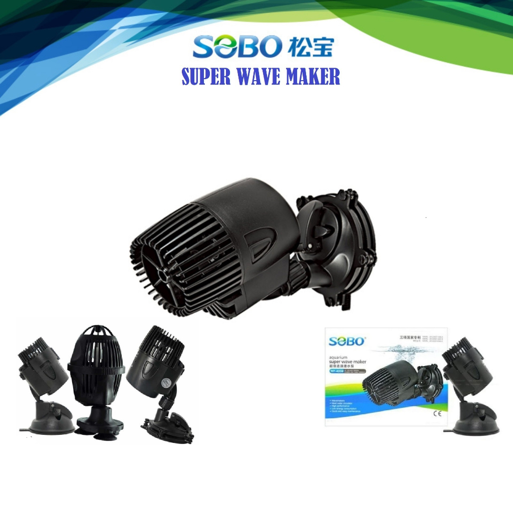 Sobo Wave Maker Malaysia Aquarium Flow Pump For Aeration Circulation WP ...