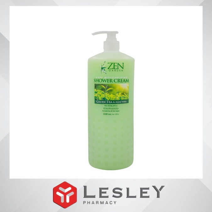 ZEN GARDEN GREEN TEA & ALOE VERA SHOWER CREAM 2100ML | Shopee Malaysia