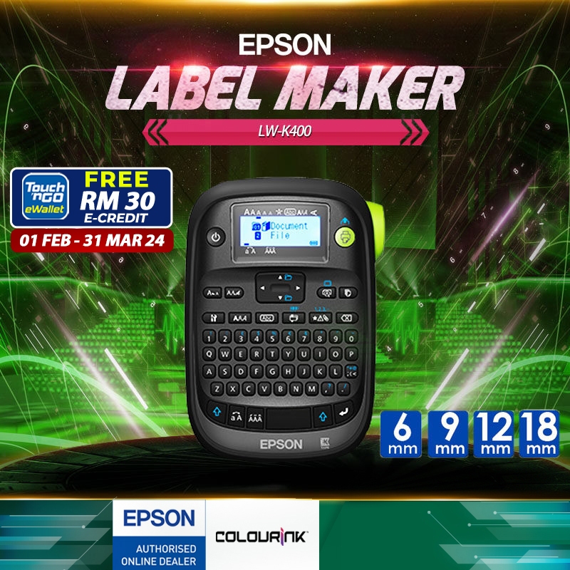 Epson Labelwork LW-K400 LW-600P LW-700 LW-1000P Z700FK Z900FK Portable ...