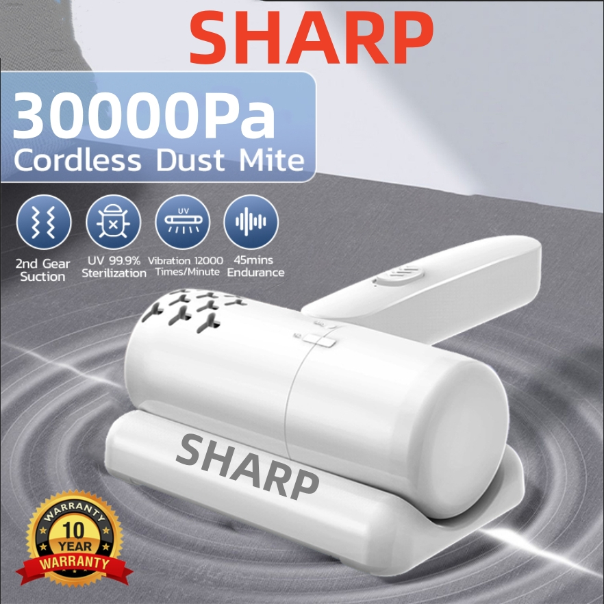 [READY STOCK]100% Original Sharp 30000PA Cordless Dust Mite Vacuum Cleaner UV Disinfection ...