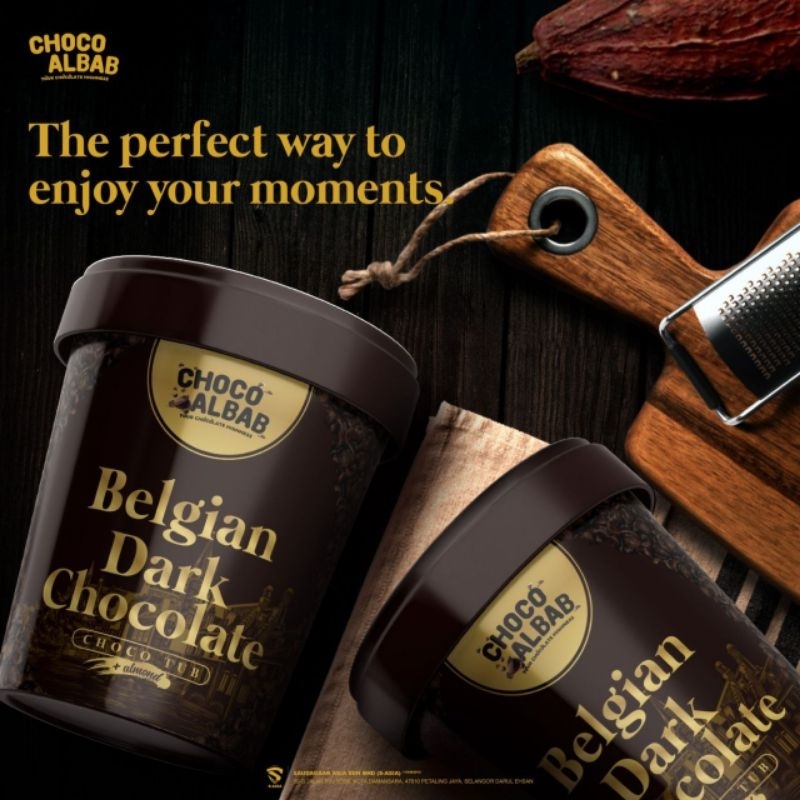 💥Belgian Dark Chocolate choco albab HQ- FREE SPOON💥 | Shopee Malaysia