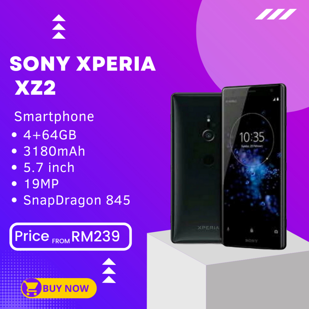 Sony Xperia XZ2 (4GB RAM 64GB ROM) 3 Months Warranty Original Second ...