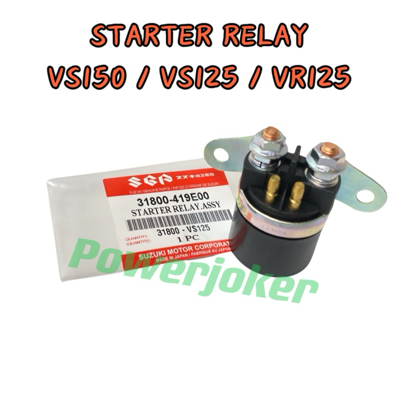 SUZUKI VS150 / VS125 / VR125 - STARTER RELAY / HAND START RALLY MOTOR ...