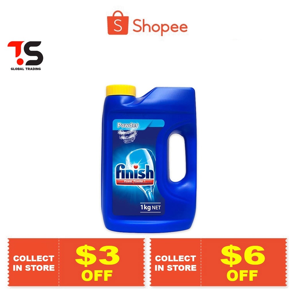 Finish Power Dishwashing Powder 1kg | Shopee Malaysia