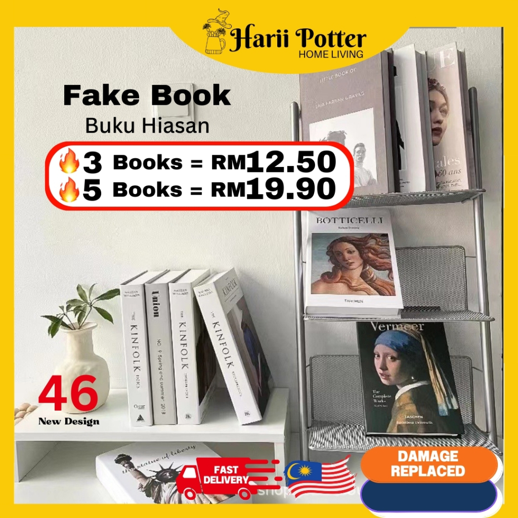 HARII POTTER 2023 New Design Fake Book/Buku Palsu/Buku Hiasan/Buku Decor/Faux Book/Designer Book ...