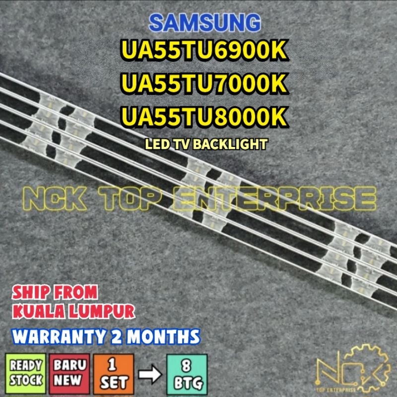SAMSUNG UA55TU6900K UA55TU7000K UA55TU8000K TV LED BACKLIGHT BARU READY STOCK UA55TU6900 ...