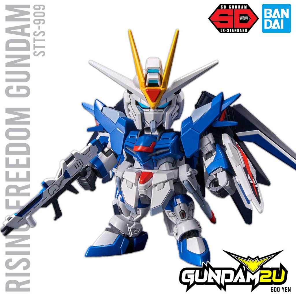 BANDAI SDEX 20 Rising Freedom Gundam - SD Gundam EX-Standard STD Gundam SEED Freedom Plastic ...
