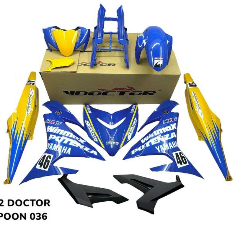 COVERSET YAMAHA Y15ZR V2 / EXCITER 150 HONDA SPOON DESIGN 2024 Y15 ...