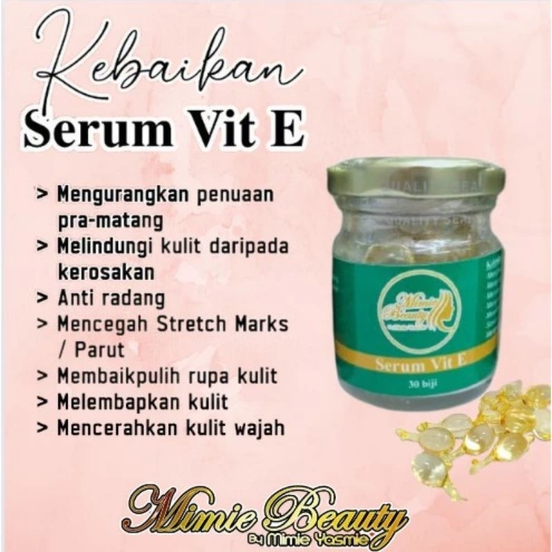 Serum Vitamin E (Mimie Beauty Skincare) | Shopee Malaysia