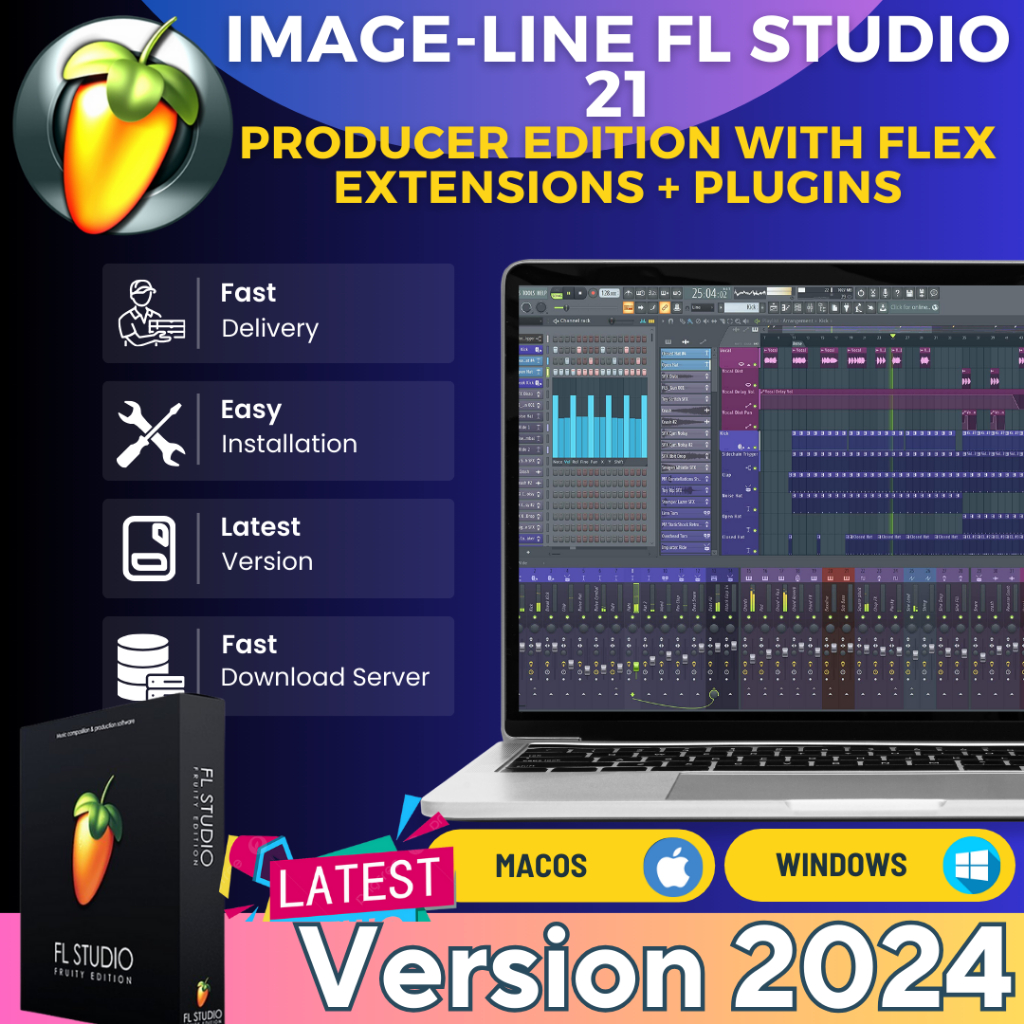 Image-Line FL Studio 21 - Producer Edition with FLEX Extensions + Plugins | Windows | macOS ...