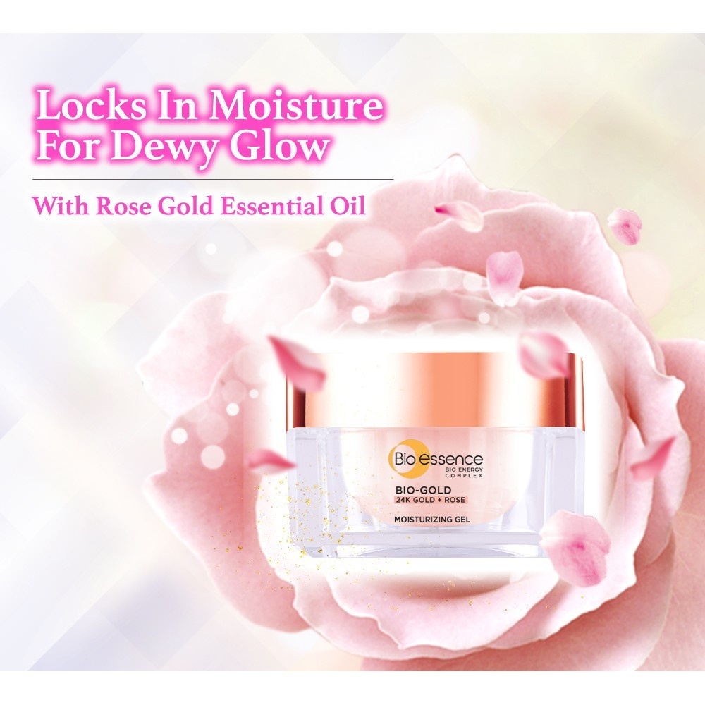 Bio-essence Bio-gold Rose Gold Moisturizing Gel 40g | Shopee Malaysia