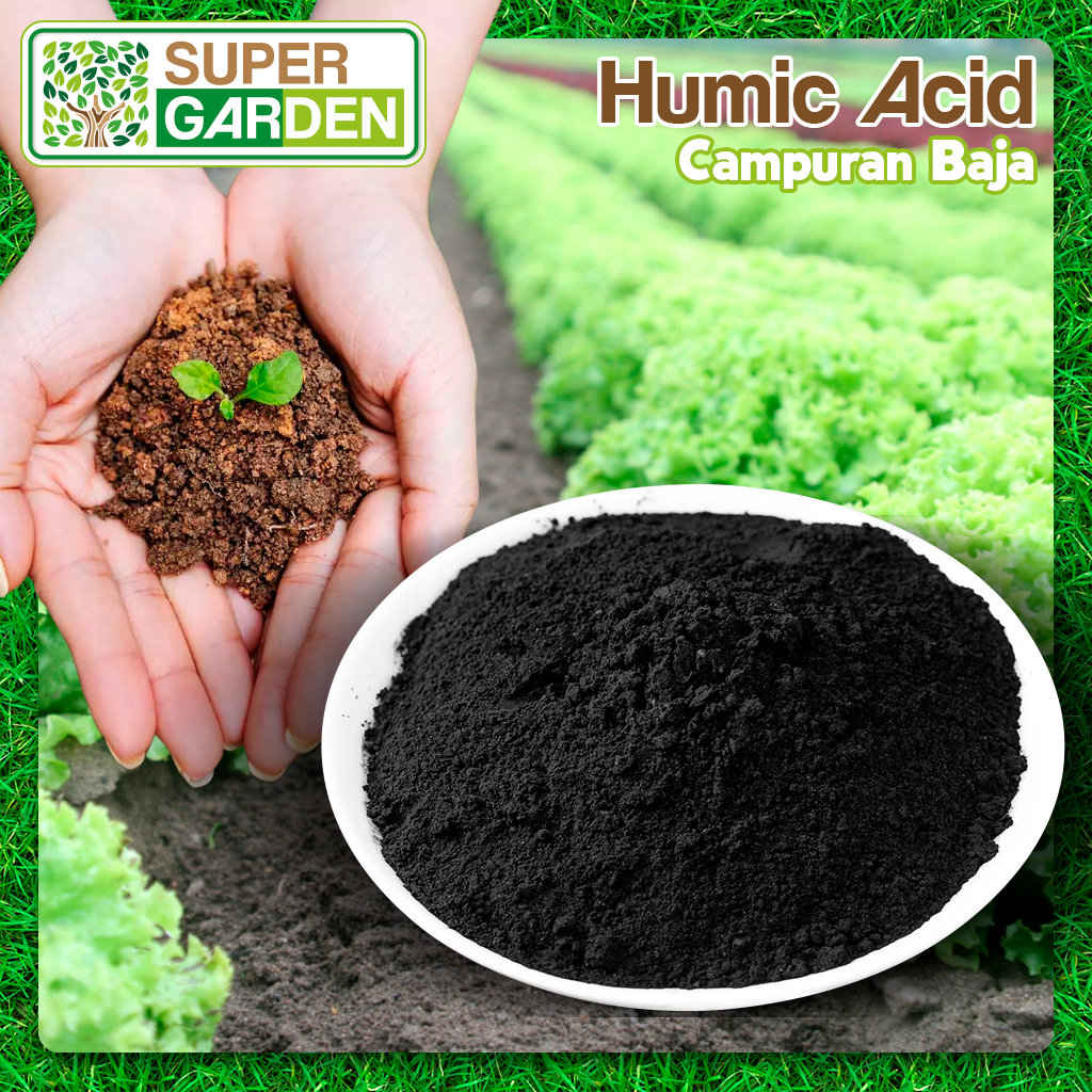 Plant Vitamin Powder Humic Acid Organik Not Water Soluble / Campuran ...