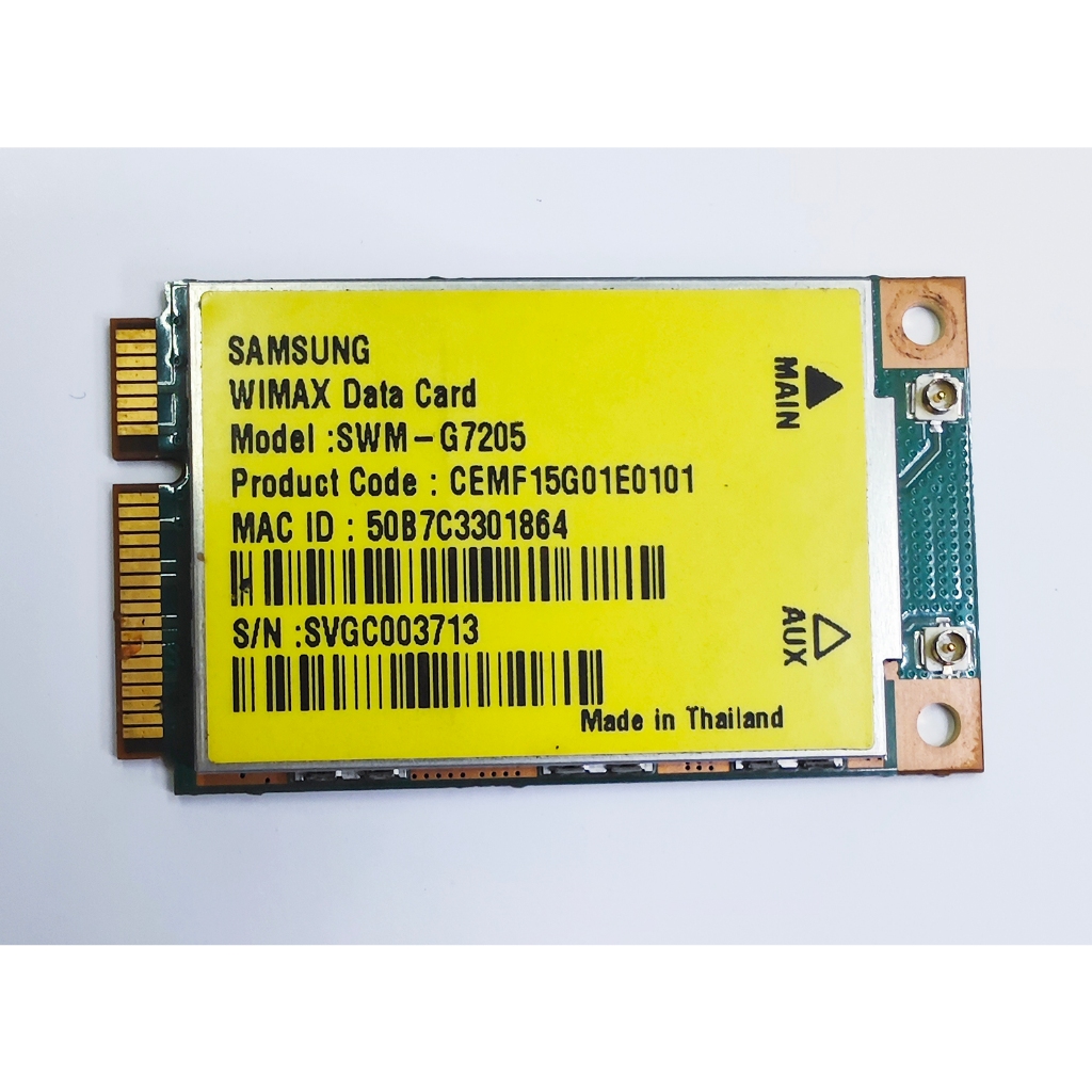 Original Samsung WIMAX Data Card cemf15g01e0101 SWM-G7205 notebook ...