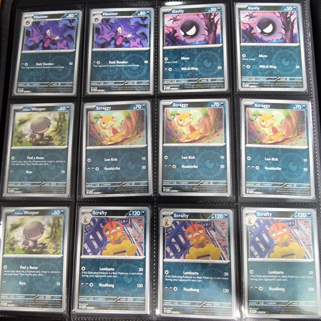 Paldean Fates Pokemon TCG - PAF Reverse Holo Grass Dark Water Fire ...