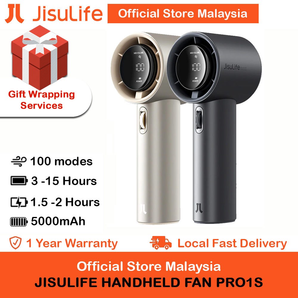 Jisulife Super Power 100 Speed Turbo Strong Wind Portable Fast Charge ...