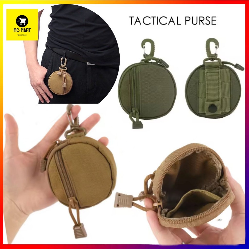 Tactical Portable Pouch Clip Key Wallet Holder Purses Military Army ...