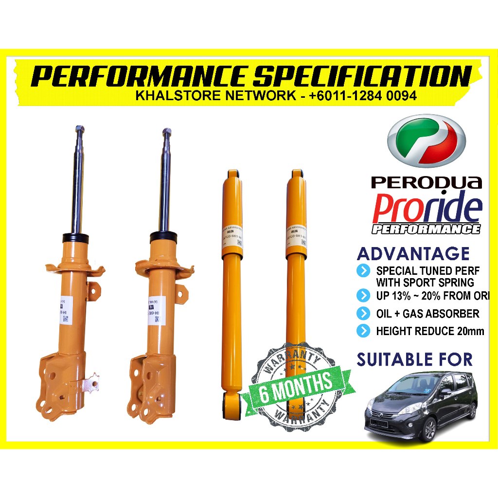 Proride Alza Performance Absorber Sport Premium Special Edition M2 ...