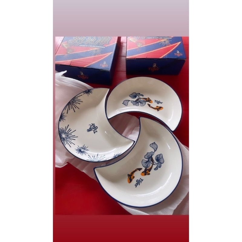 Tiger CNY plate (1 set = 3pcs) | Shopee Malaysia