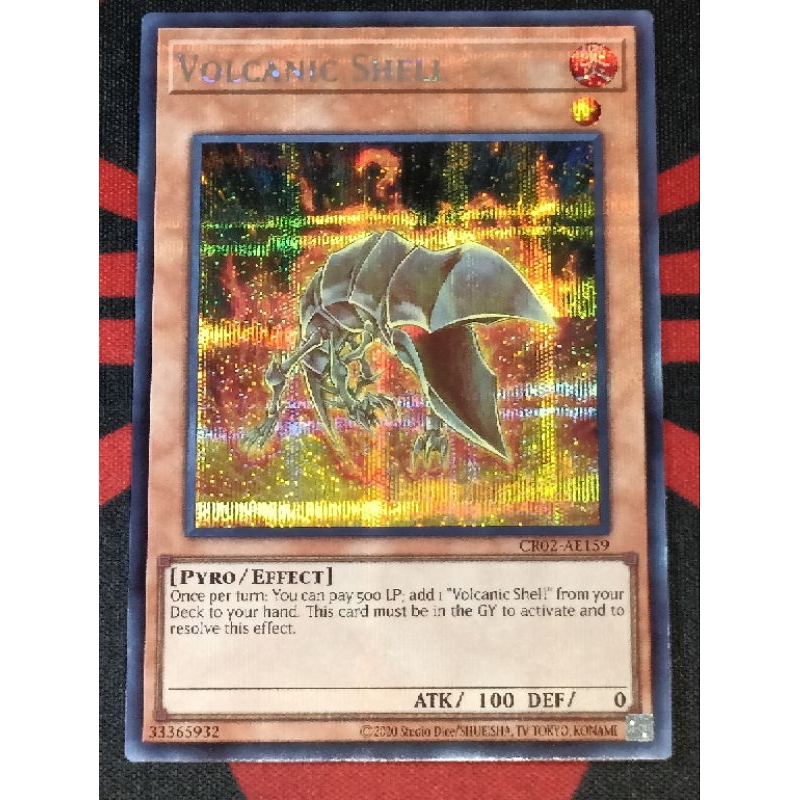 YUGIOH KONAMI CR02-AE159 Volcanic Shell (Secret Rare) | Shopee Malaysia