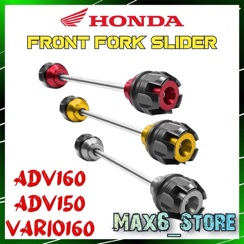 HONDA ADV160 ADV150 VARIO160 Front Fork Wheel Frame Slider Anti Crash ...