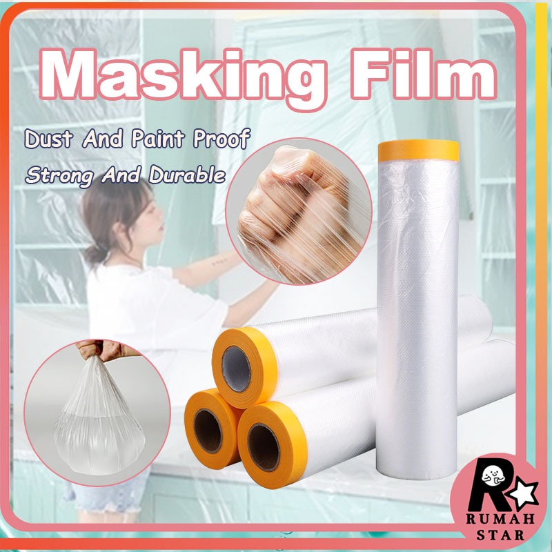 Masking Film Paint Protection Film Dust Protection Masking Tape For ...