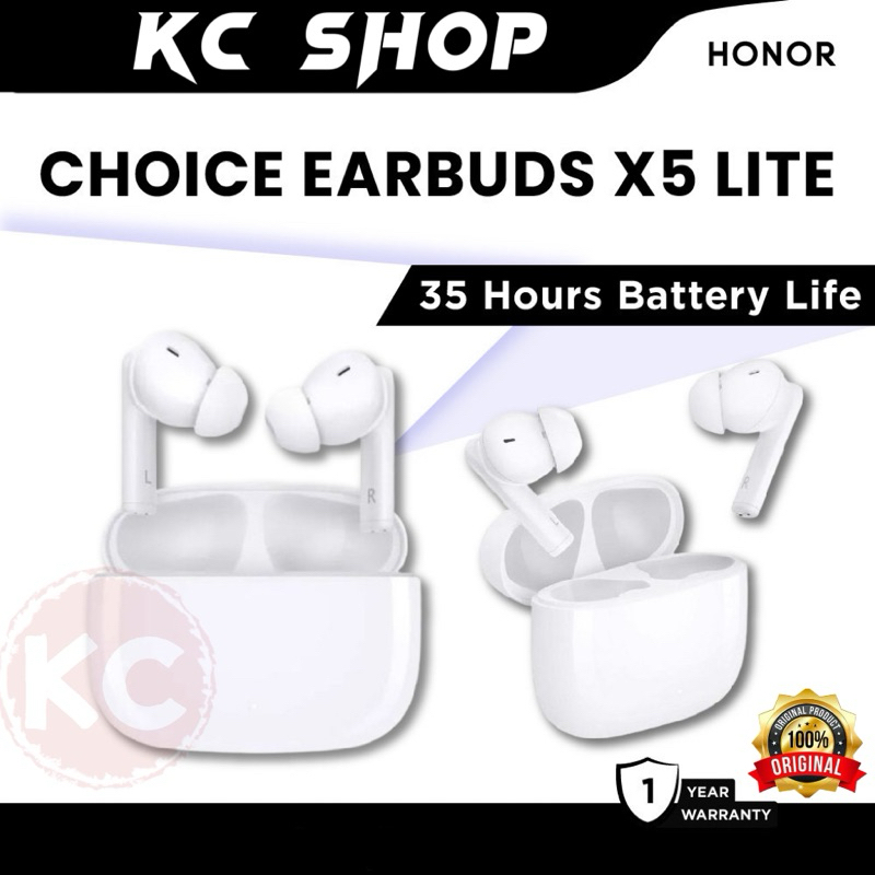 🔥HONOR CHOICE EARBUDS X5 LITE ORIGINAL GAMING EARBUDS BLUETOOTH 5.3 ...
