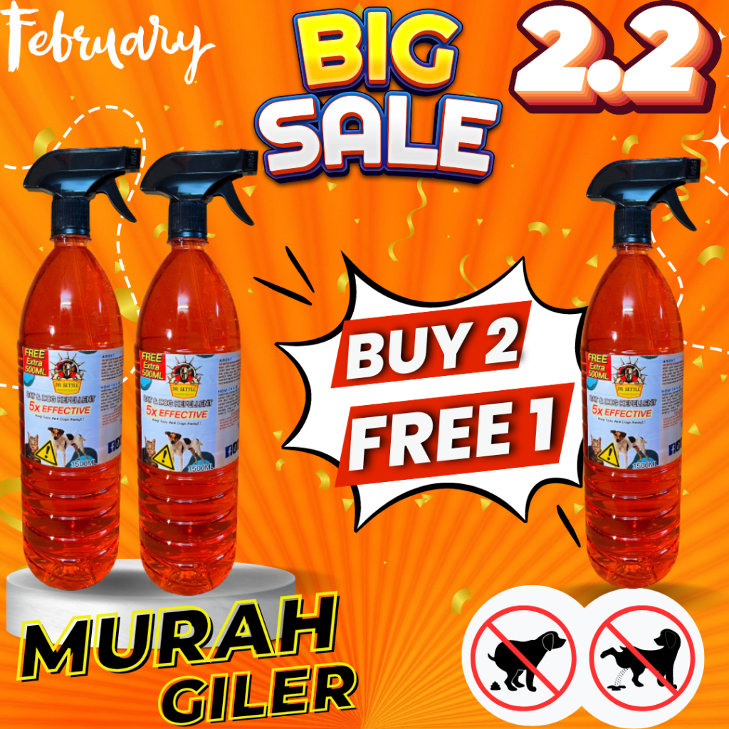 Dog & Cat Repellent【BUY 2 FREE 1‼️】Penghalau Halau Kucing Plant Extract ...