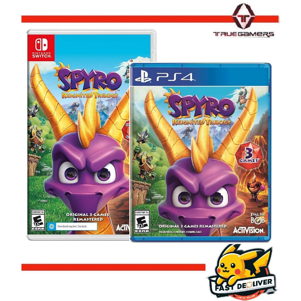 Nintendo Switch | PS4 Spyro Reignited Trilogy - English | Shopee Malaysia