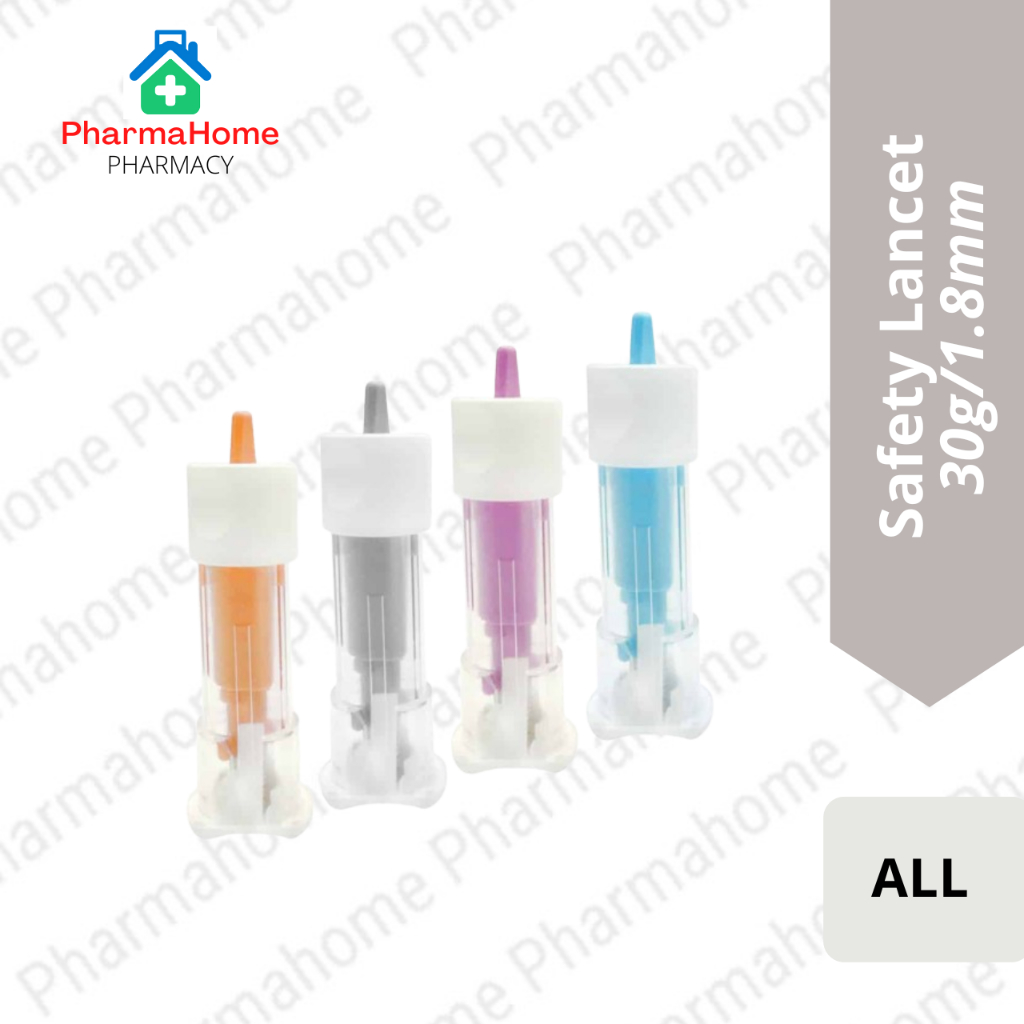 Safety Lancet 30g/1.8mm 10's/100's | Shopee Malaysia