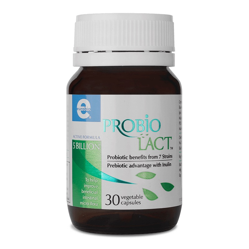 Eurobio ProbioLact Probio Lact Active Formula Probiotics VegeCaps (30’s ...