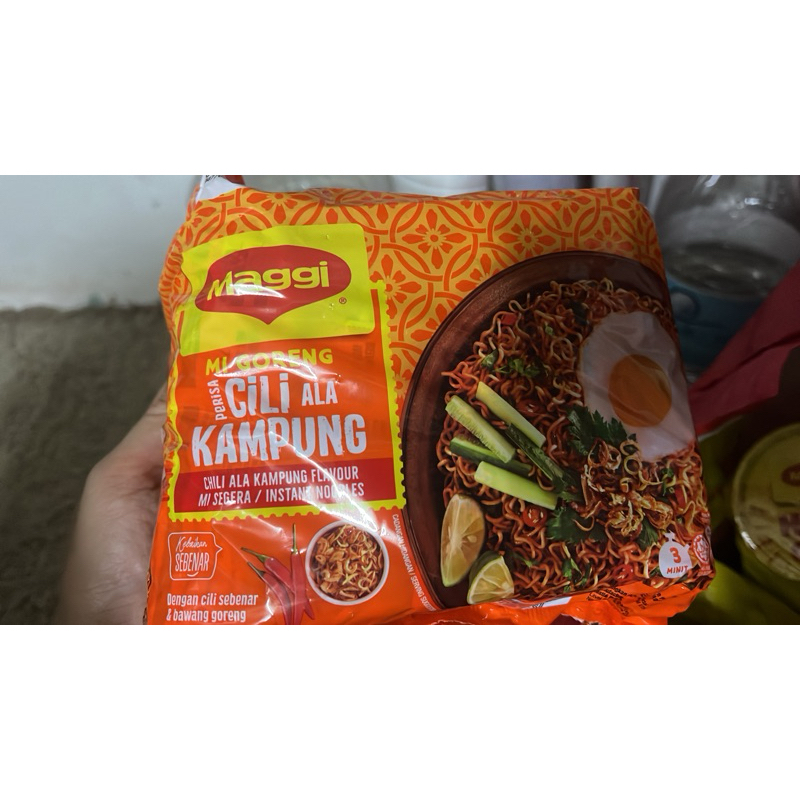 maggi cili kampung 5 packet inside | Shopee Malaysia