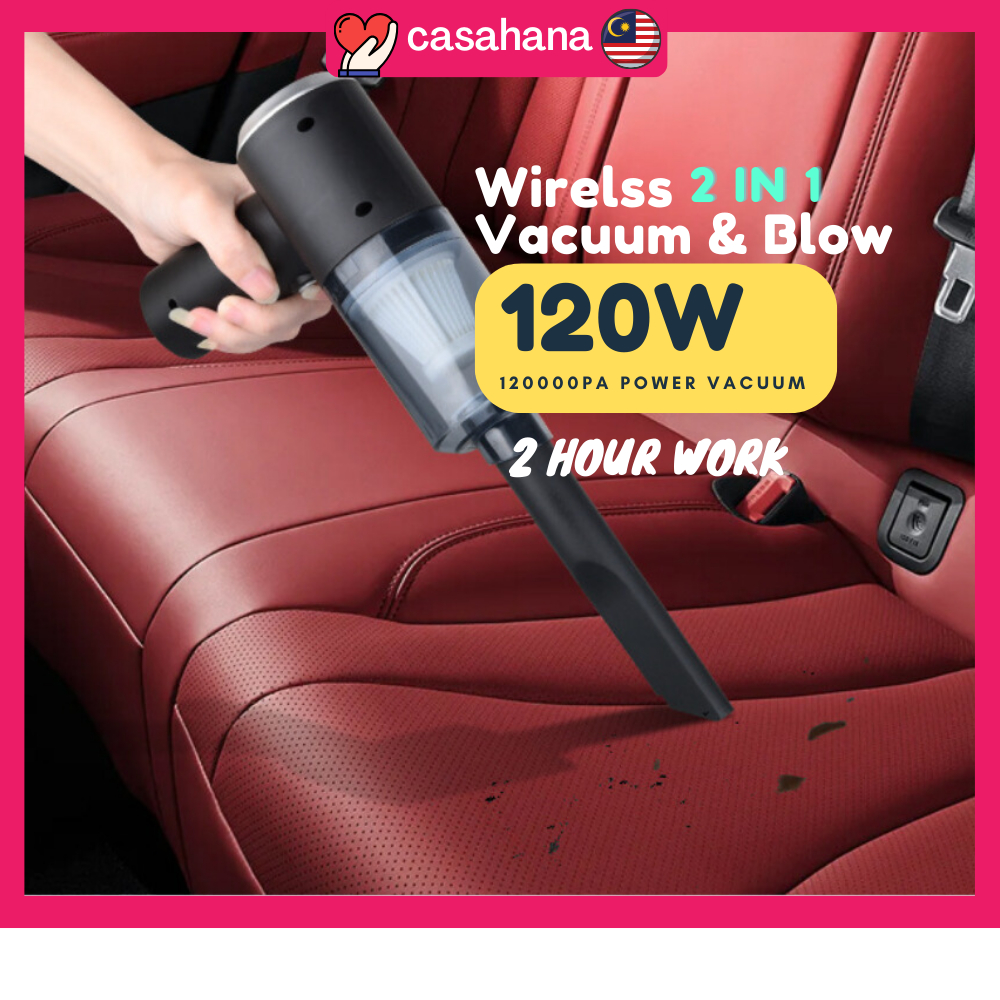 🔥HANDHELD VACUUM CLEANER BLOWER🔥Portable 3100PA Rechargeable Vakum ...
