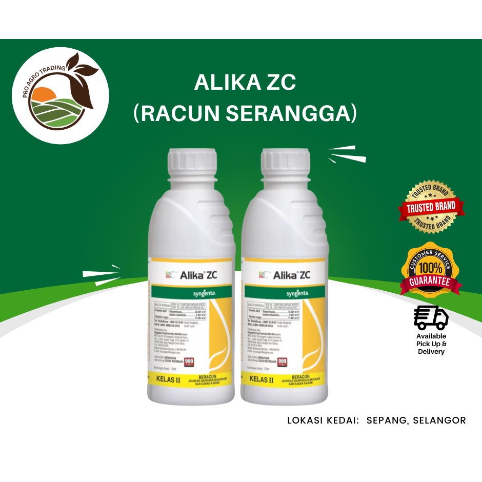 Syngenta ALIKA ZC Thiamethoxam+Lambda-cyhalothrin (1L) - Racun Serangga ...