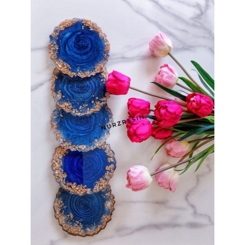 Custom Coaster Alas Cawan Gold RAYA | Shopee Malaysia