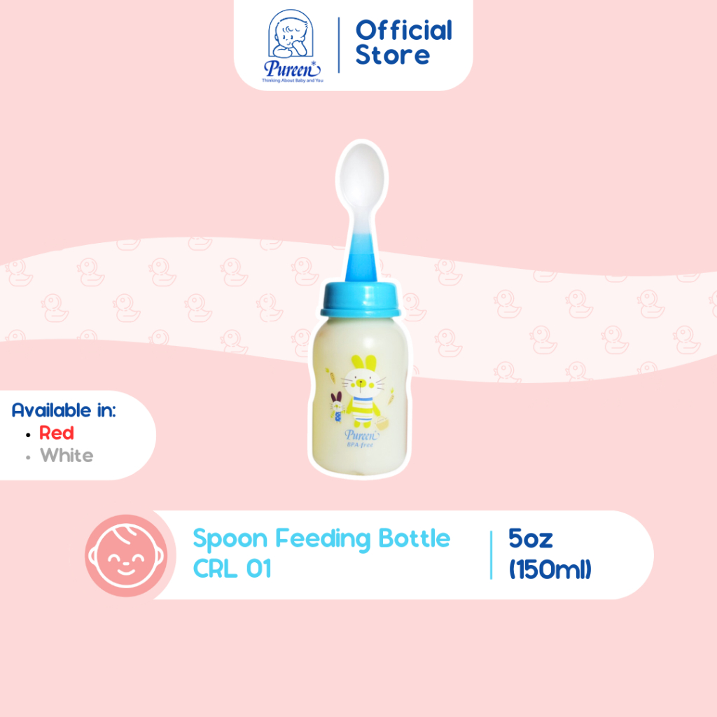 Pureen Spoon Feeding Bottle 5oz (150ml) CRL 01 | Shopee Malaysia