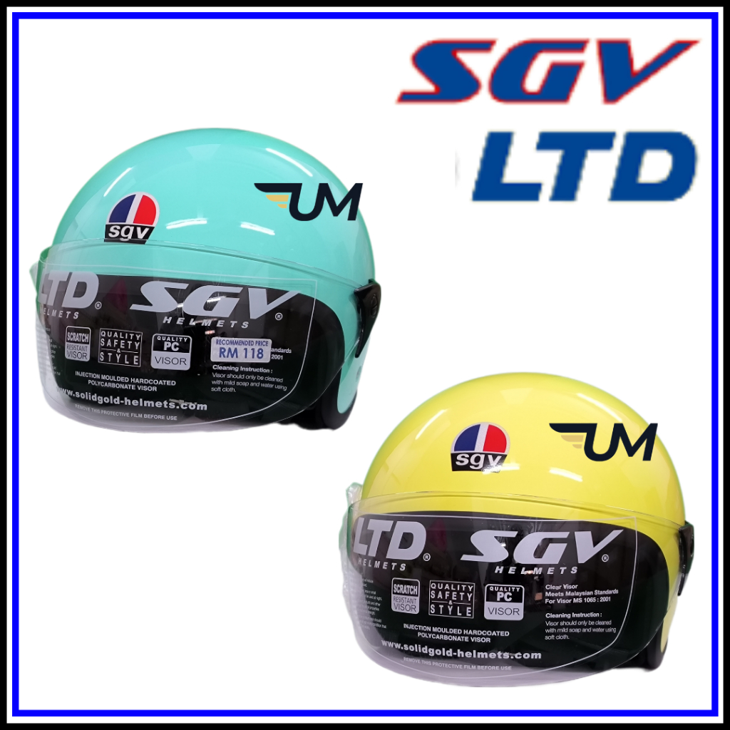 HELMET SGV RIDER 2 BALI STYLE MULTI COLOUR TURQUOISE YELLOW HELMET ...