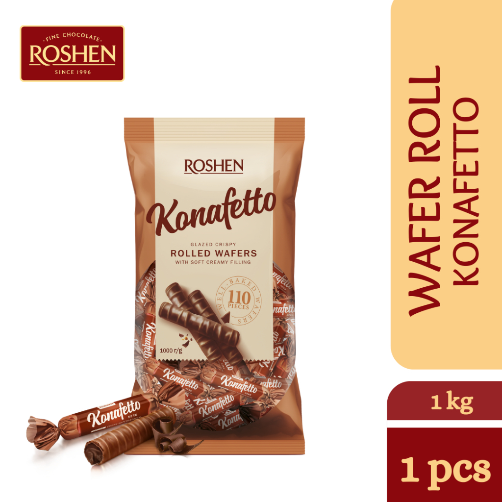 ROSHEN Konafetto Nero - Dark Chocolate (1kg) Roshen coklat gelap ...